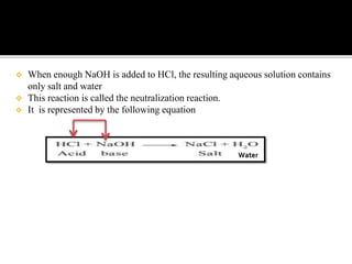 Neutralisation || Acids, Bases and Salts | PPTX