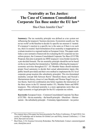 Neutrality as tax justice | PDF