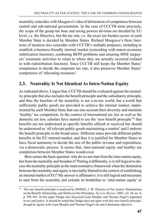 Neutrality as tax justice | PDF