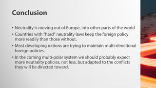 Neutrality in the new Cold War | PPT