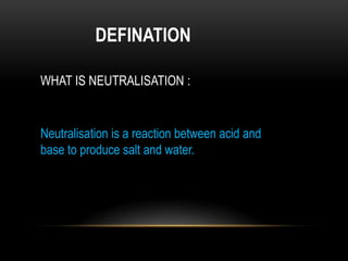 Neutralization | PPTX
