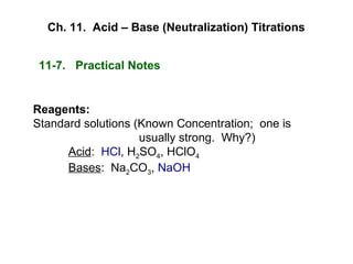 Neutralization titrations | PPT