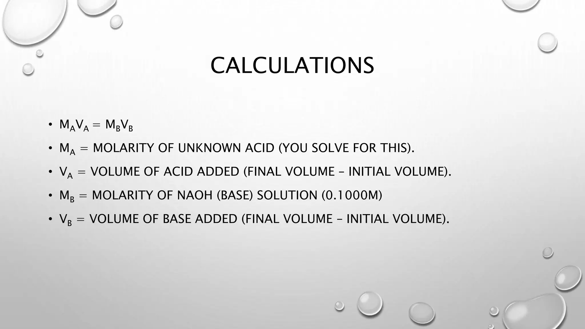 Neutralization titration visguide | PPT