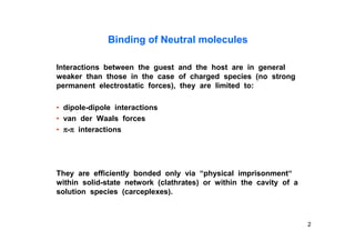 Neutral receptors in supramolecular chemistry | PPT