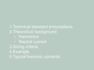 Neutral sizing - Power cable | PDF