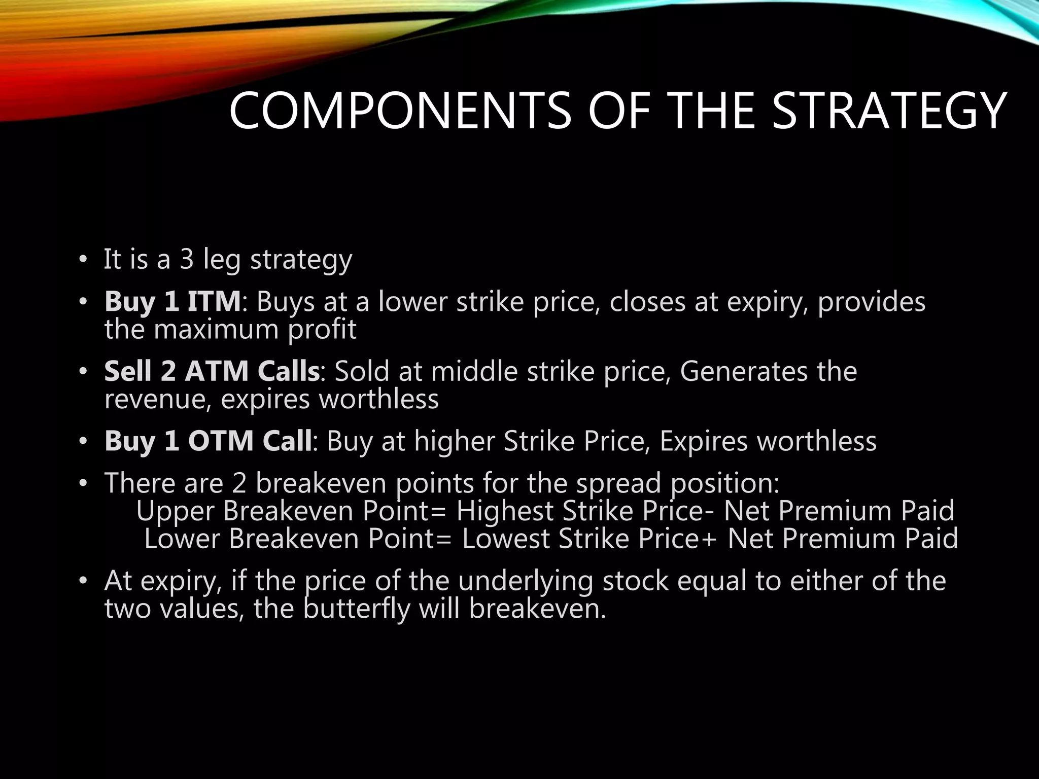 Neutral strategies in option | PPT