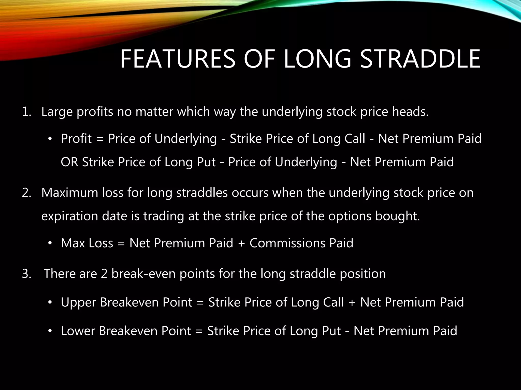 Neutral strategies in option | PPT
