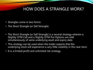 Neutral strategies in option | PPTX