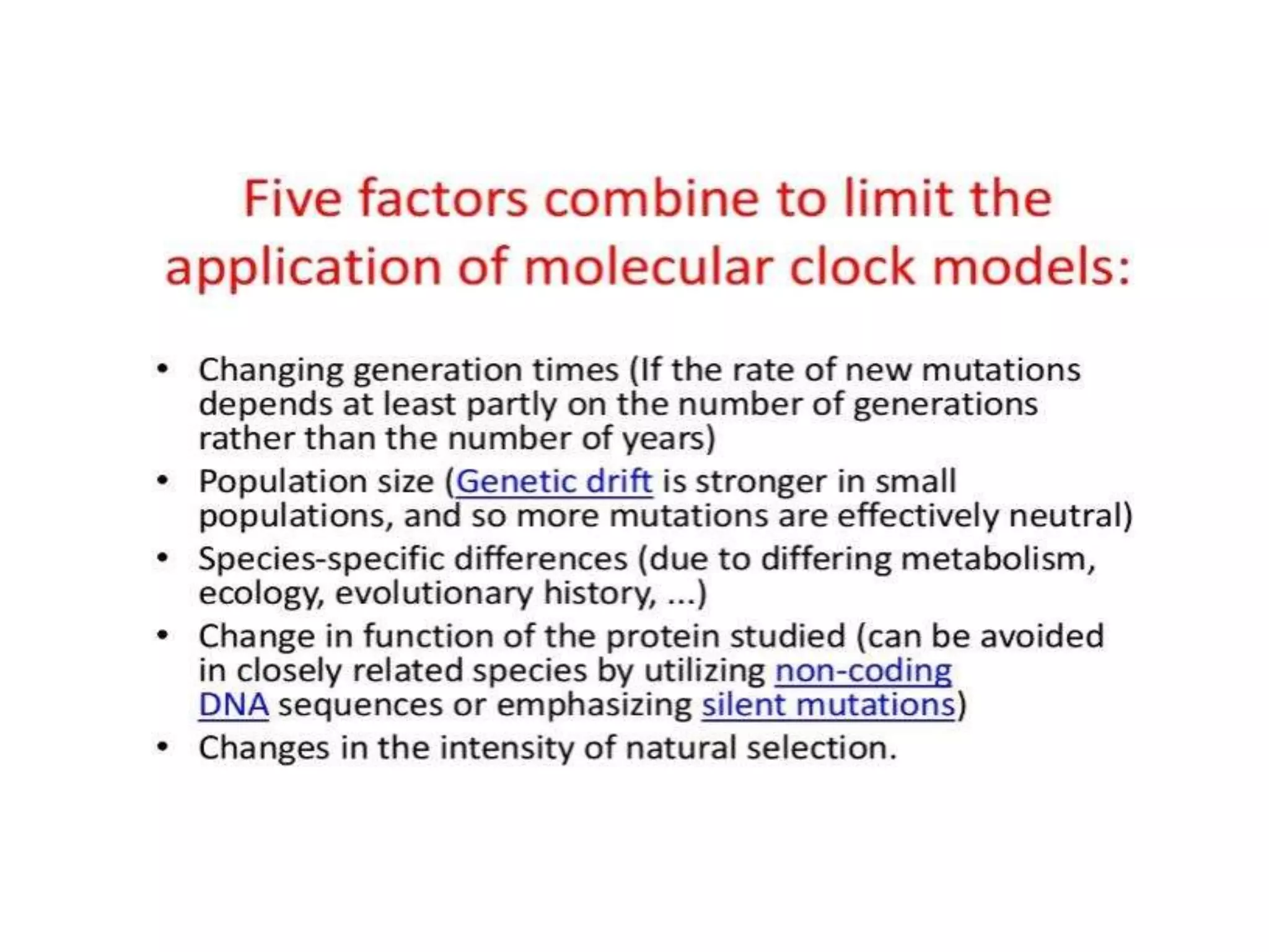 Neutral theory of evolution | PPTX