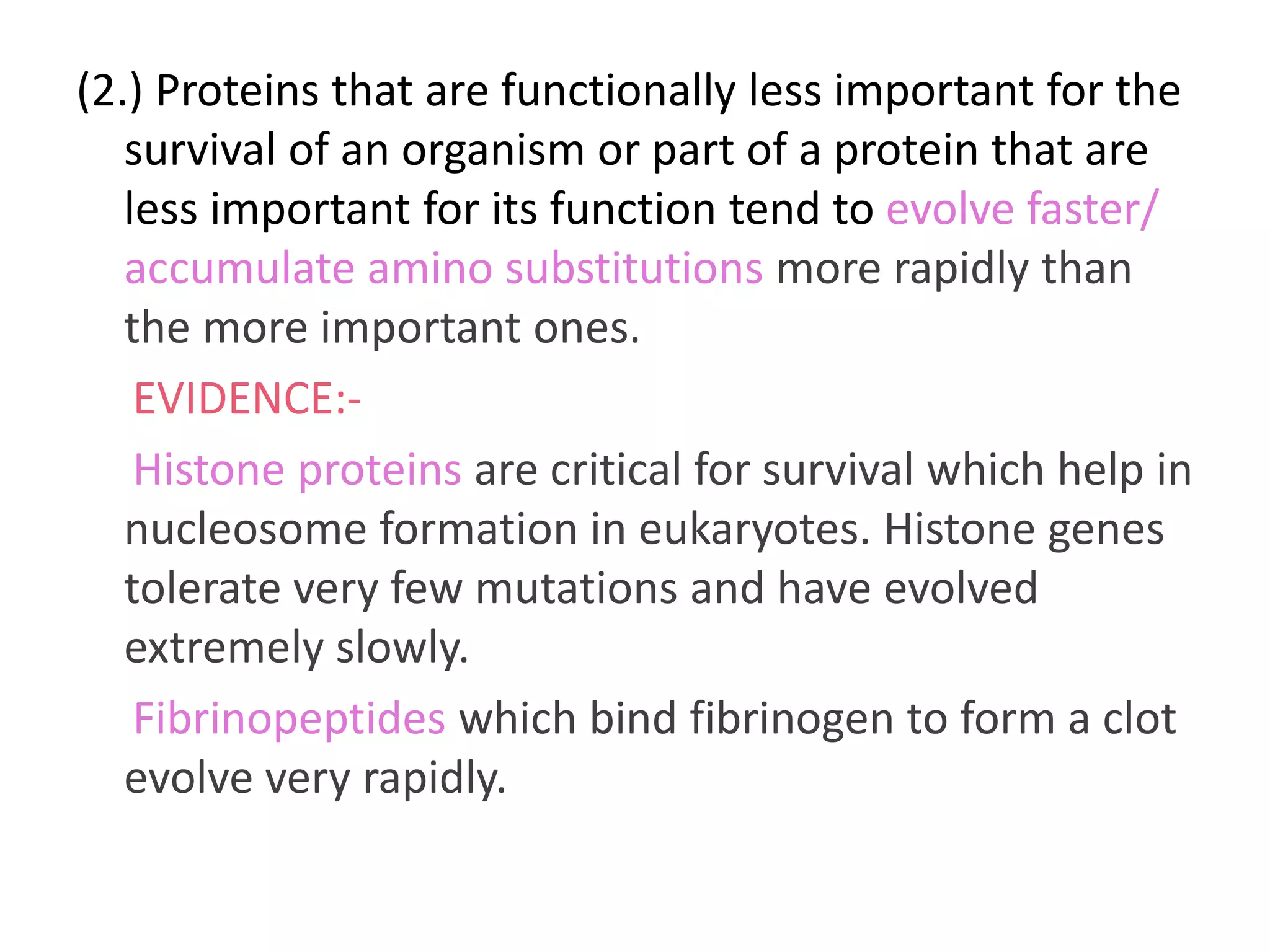 Neutral theory of evolution | PPTX