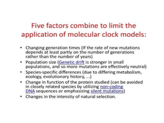 Neutral theory of evolution | PPTX