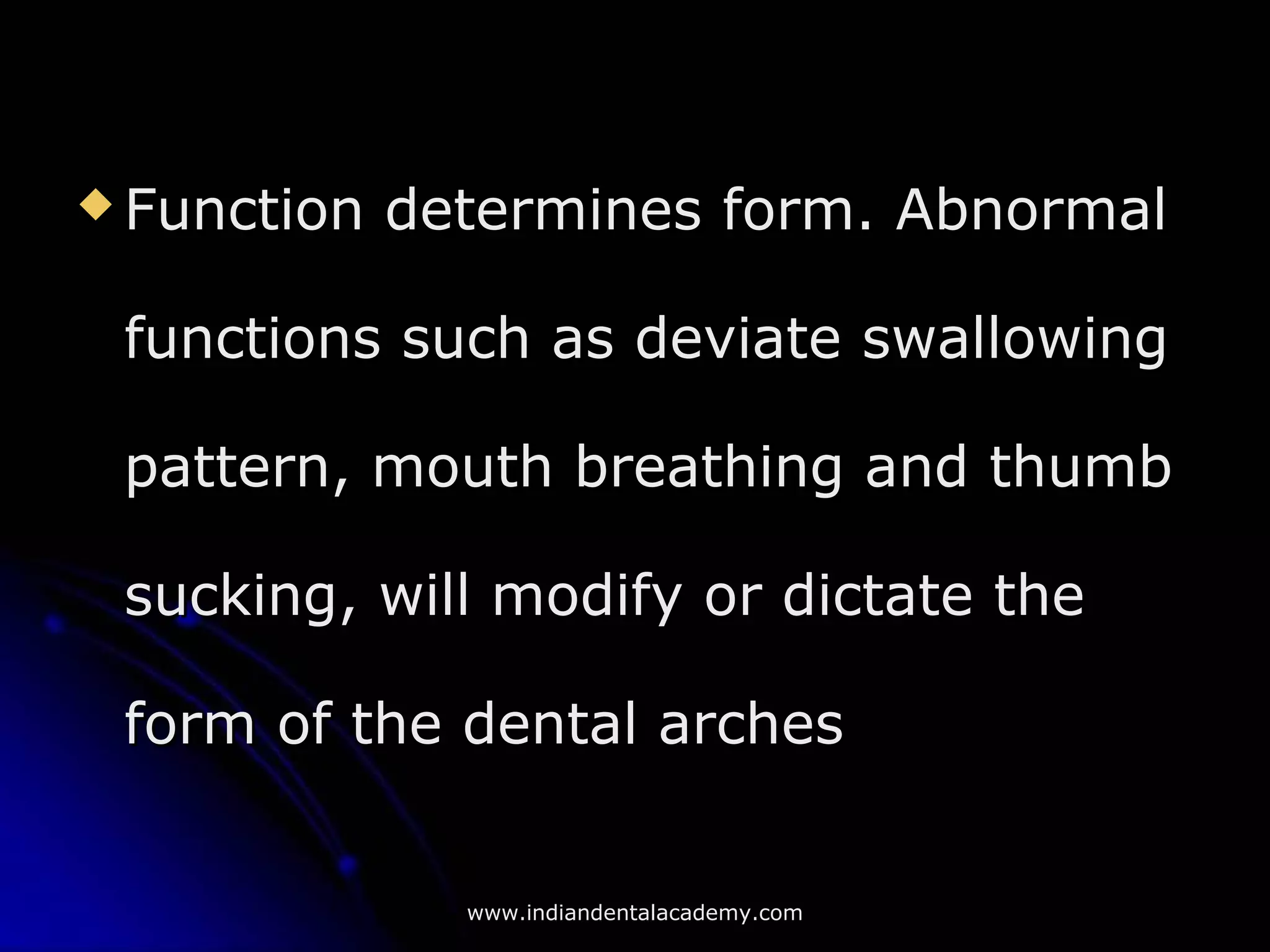 Neutral zone/ orthodontic seminars | PPT
