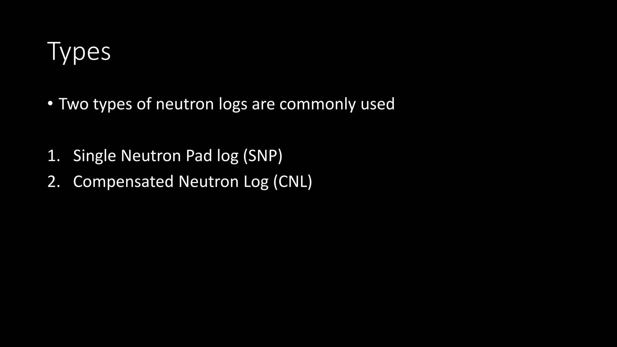 Neutron log | PPTX