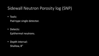 Neutron log | PPTX