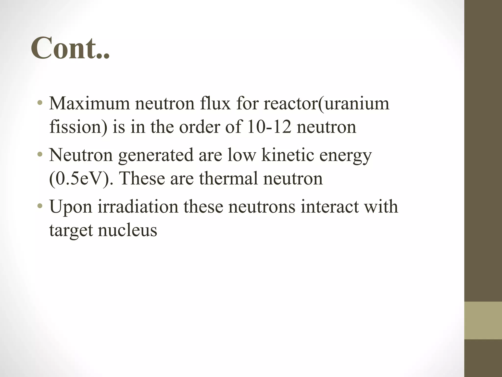Neutron activation analysis | PPTX