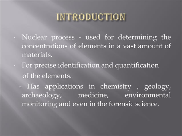 Neutron activation analysis | PPT
