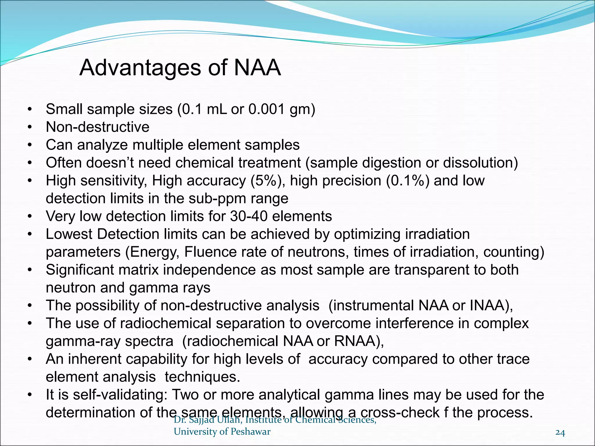Neutron activation analysis (NAA) | PDF
