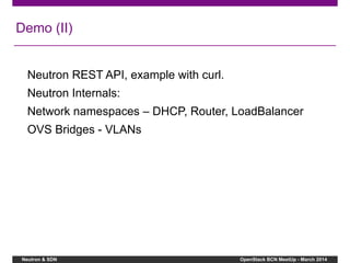 Openstack Neutron and SDN | PPT