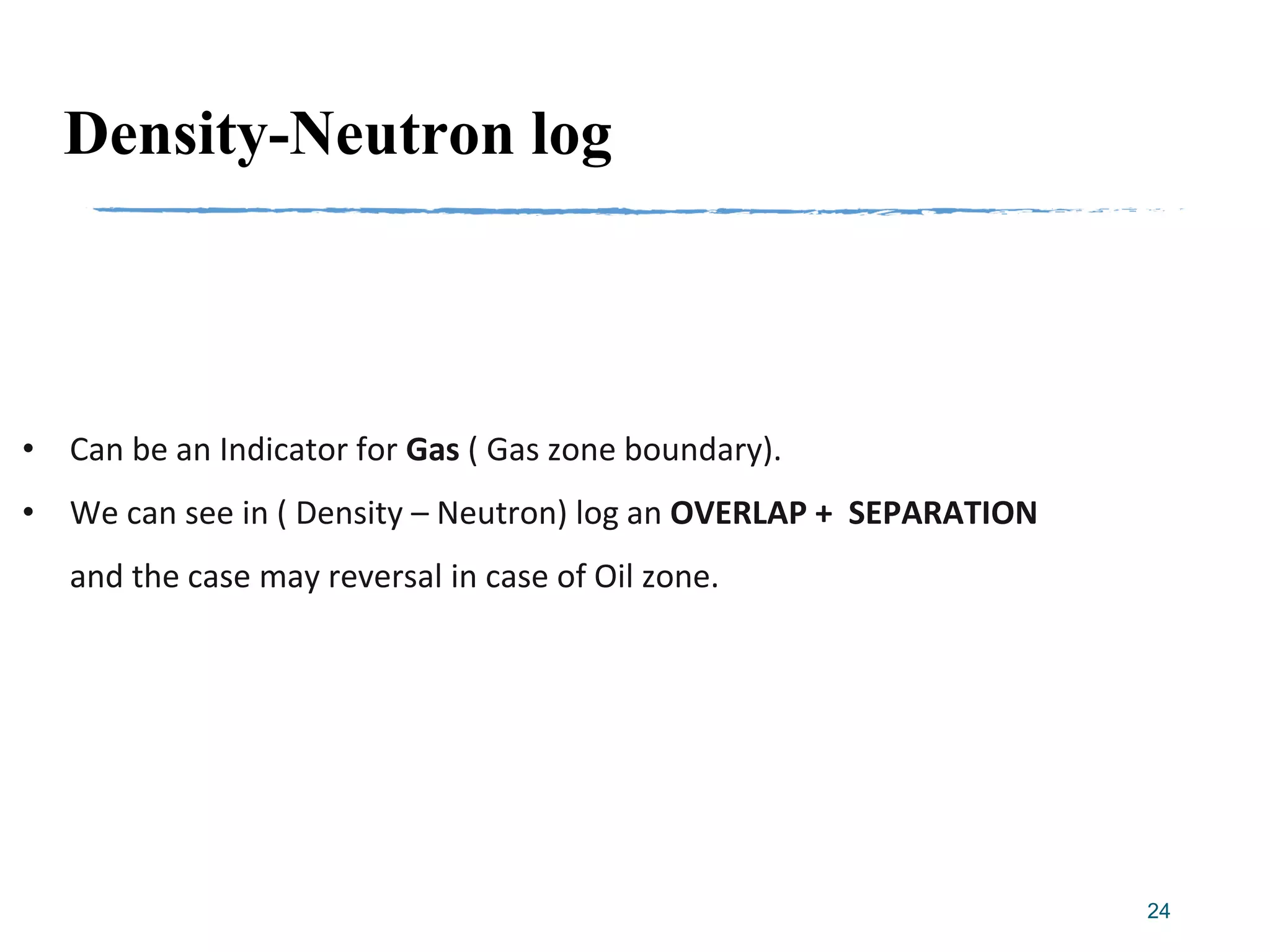 Neutron density and sonic logs | PDF