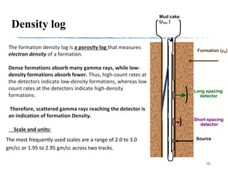Neutron density and sonic logs | PDF