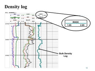 Neutron density and sonic logs | PDF