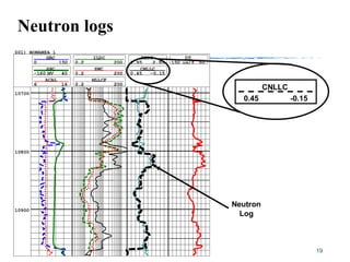 Neutron density and sonic logs | PDF