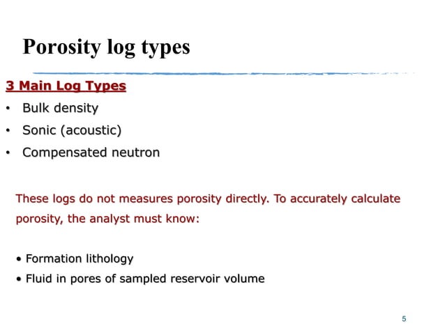 Neutron density and sonic logs | PDF