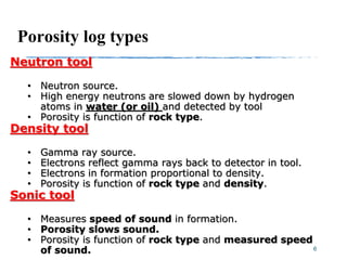 Neutron density and sonic logs | PDF