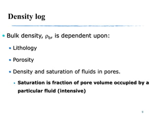Neutron density and sonic logs | PDF