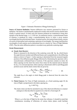 Experimental Stress Determination through Neutron Diffraction - A Review | PDF | Geology | Science