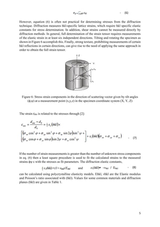Experimental Stress Determination through Neutron Diffraction - A Review | PDF | Geology | Science