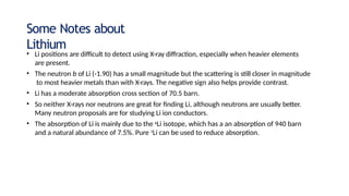NEUTRON DIFFRACTION NOTES FOR PG STUDENTS | PPTX