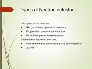 Thermal neutron flux distribution by using BF-3 counter | PPTX