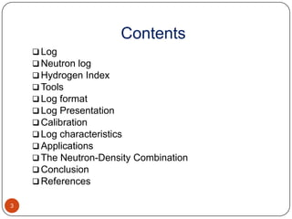 Neutron log | PPTX