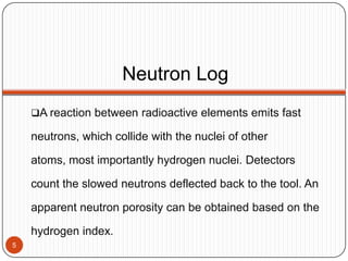 Neutron log | PPTX