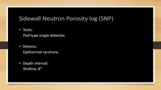 Neutron log | PPT