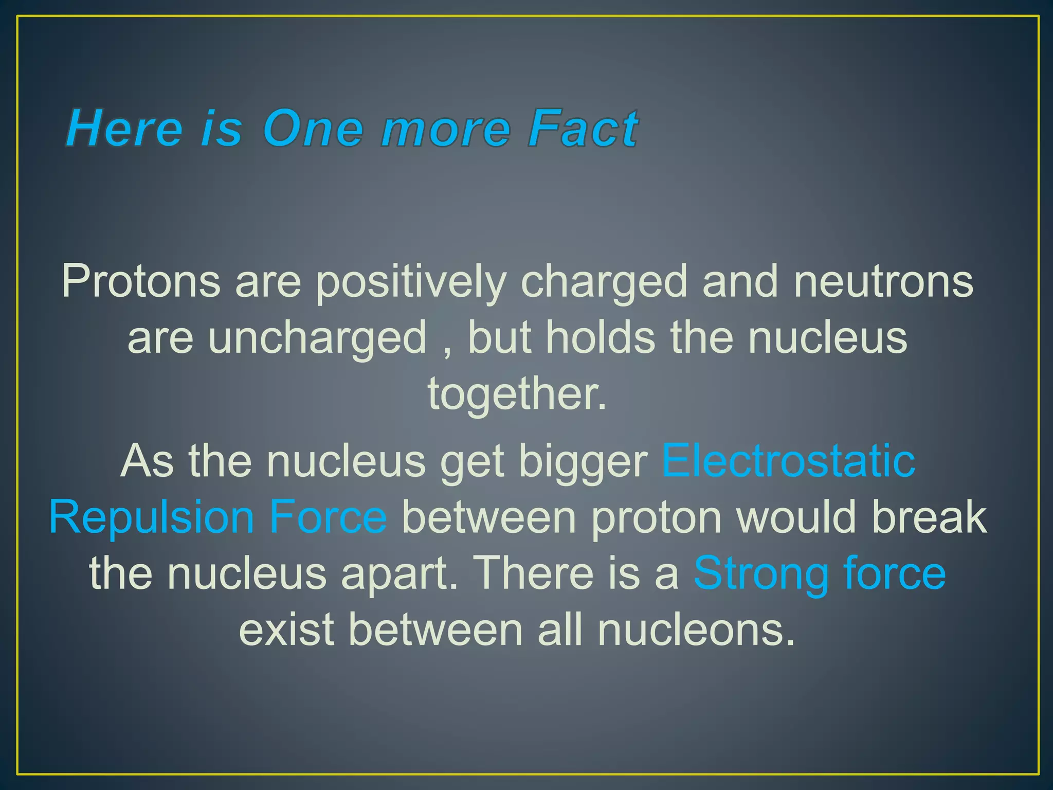 Neutron proton ratio and stability of band graph ppt | PPTX