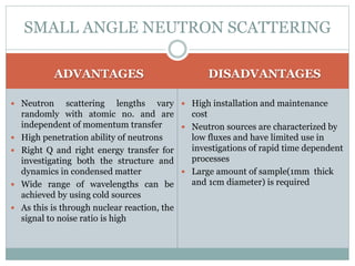 Neutron scattering from nanoparticles | PPTX
