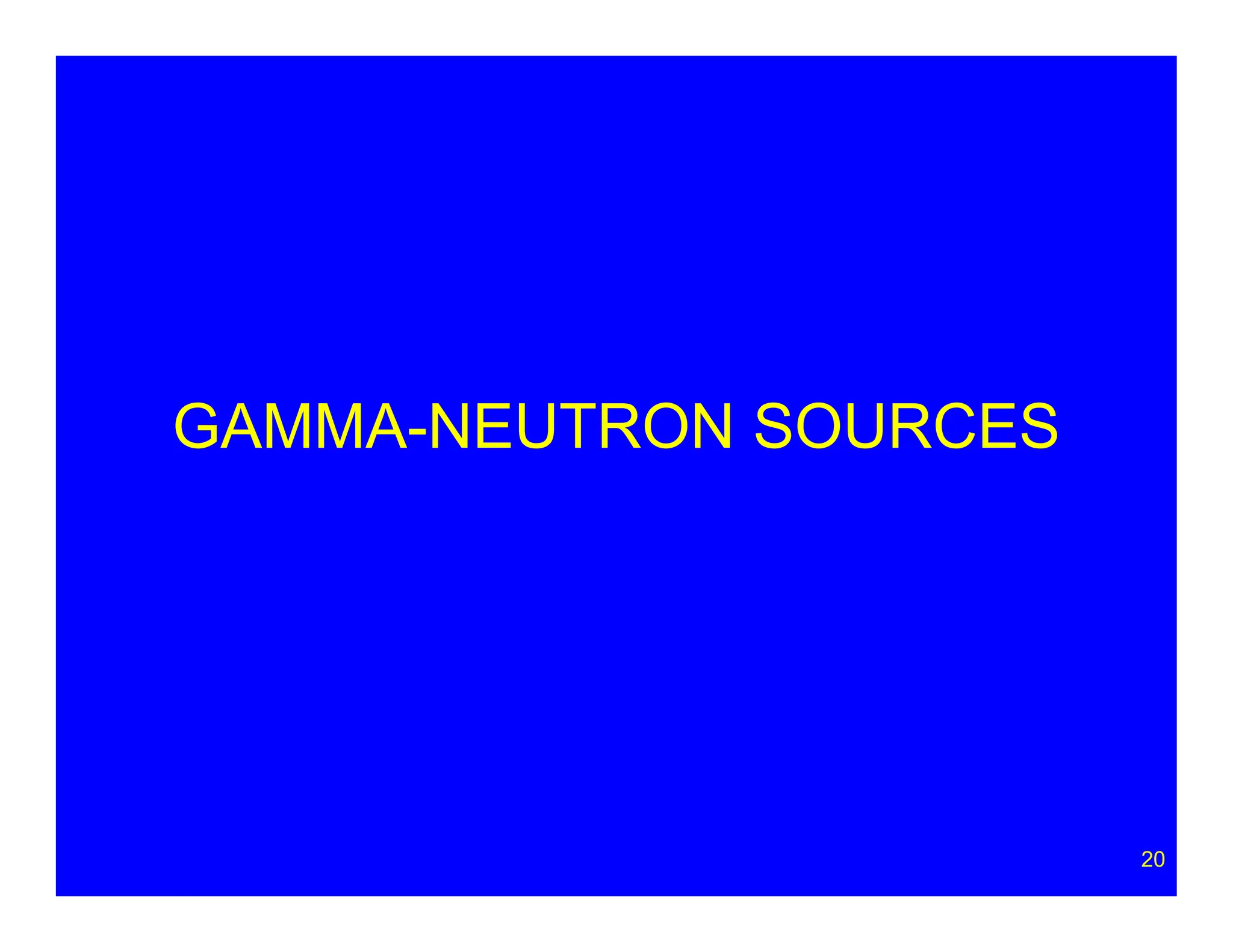Introduction to neutron sourcec and their production | PDF