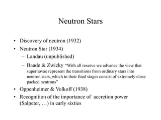 Power Point Presentation Neutron Stars | PPT