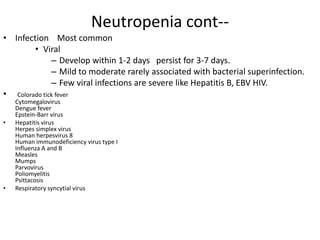 Neutropenia General Evaluation | PPTX