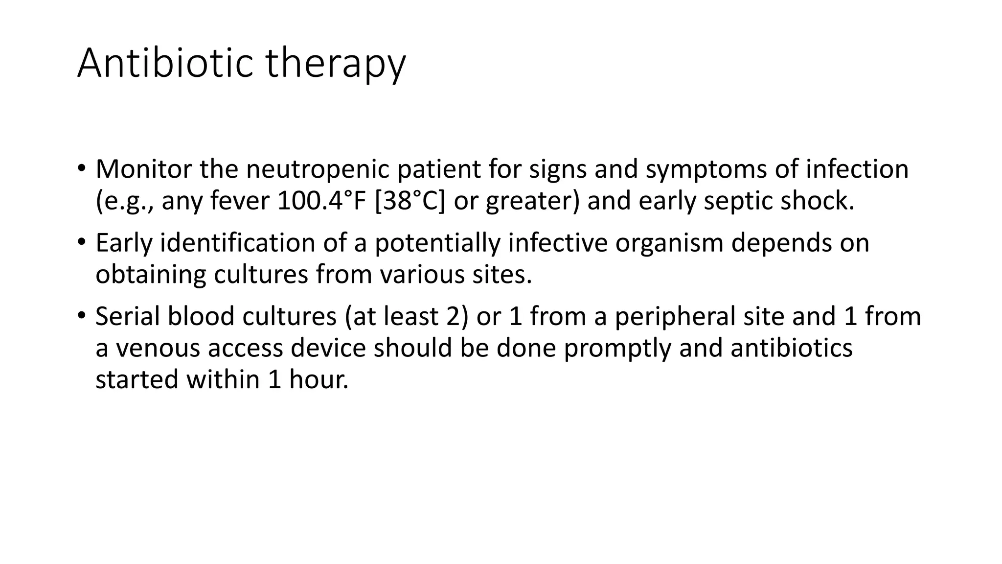 Neutropenia.pptx management , nursing management, patient education | PPTX