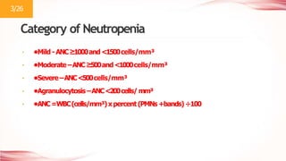 Neutropenia + Neutropenic Fever with it's management.pptx