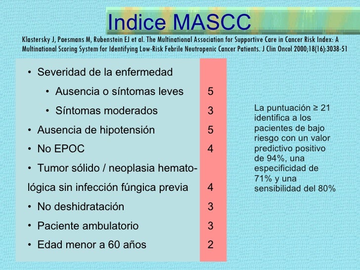 Neutropenia Febril 2006