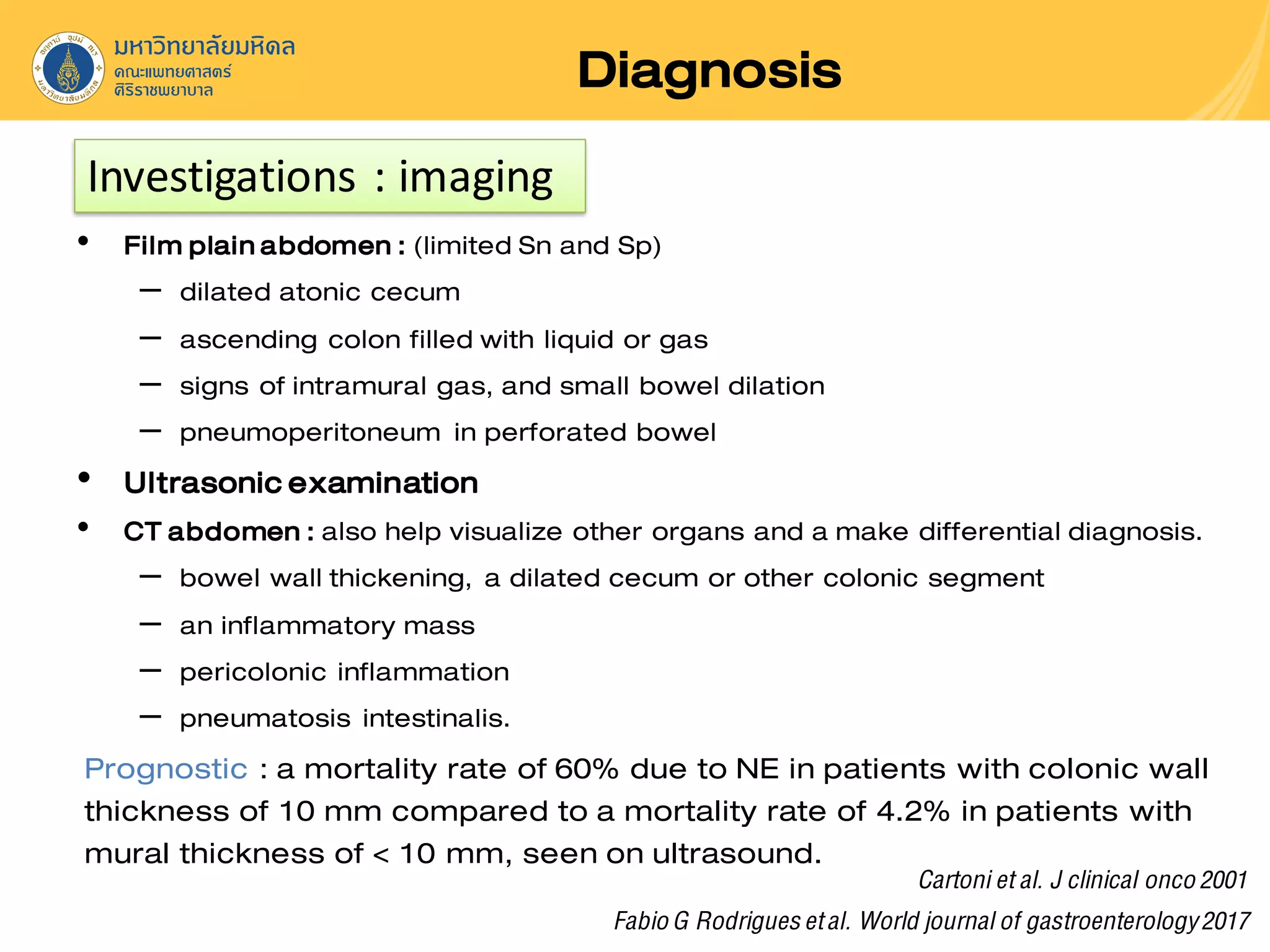 Neutropenic colitis, Typhlitis | PDF