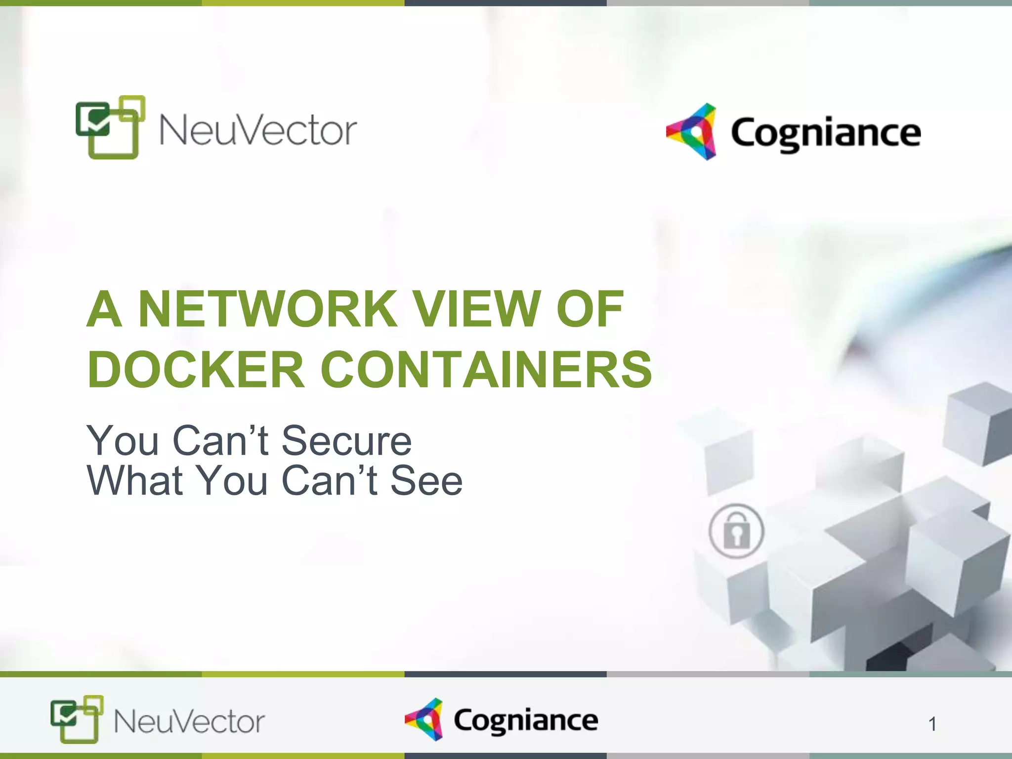 Docker Container Security A Network View Ppt