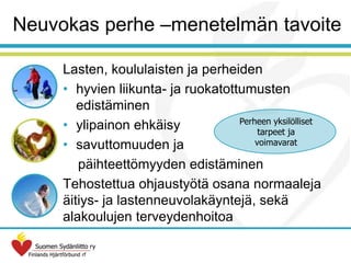 Neuvokas perhe - Sydänliitto | PPT