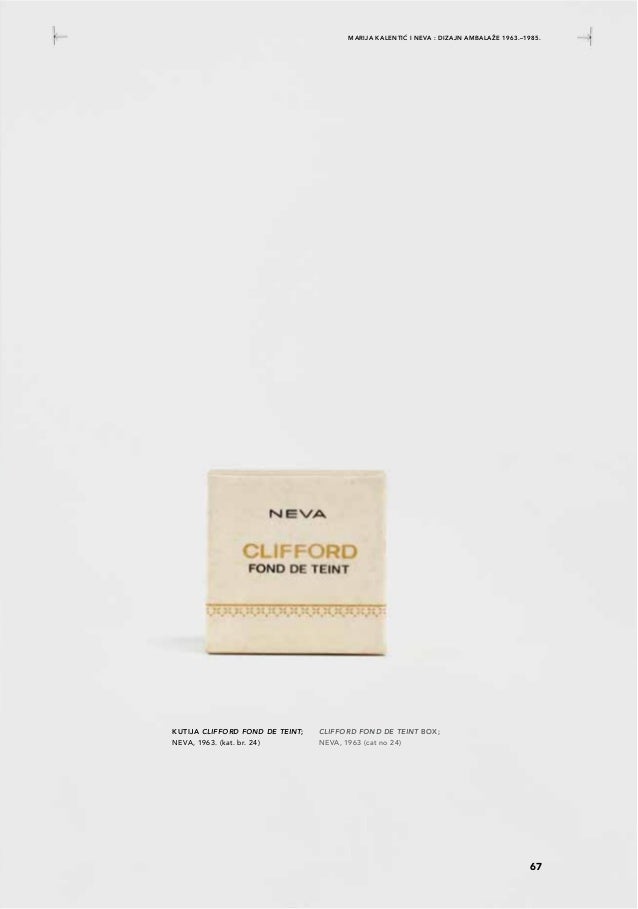 Neva Cosmetic Packaging Design 1963 - 1985