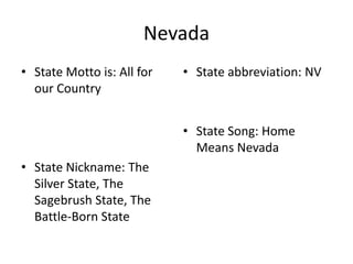 Nevada | PPTX