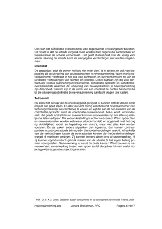 Nevenaanneming | PDF